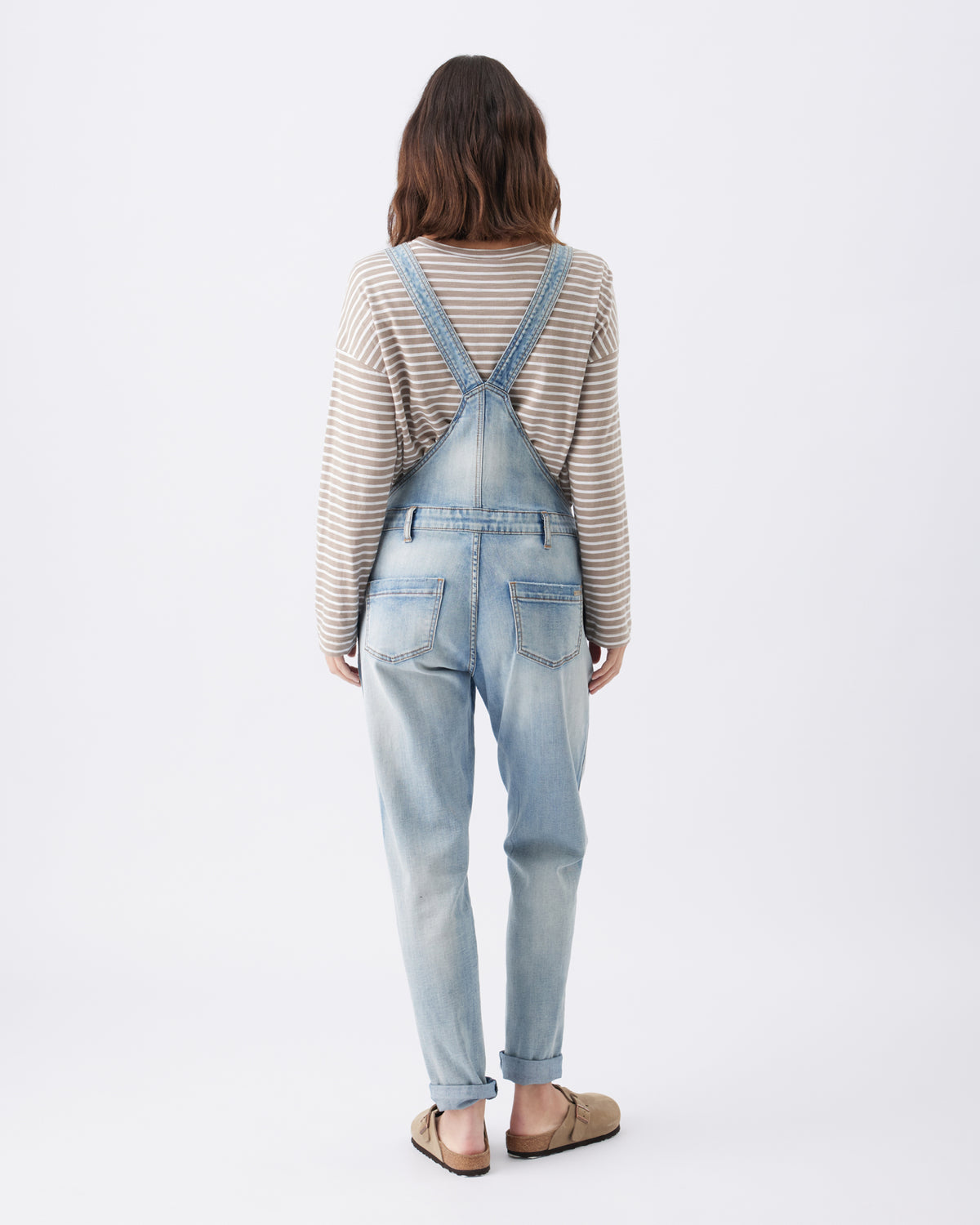 Denim Overalls - Pale Blue