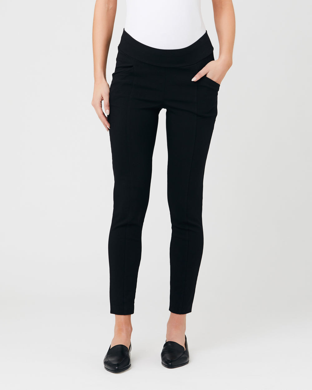 Slim Leg Pocket Pant - Black