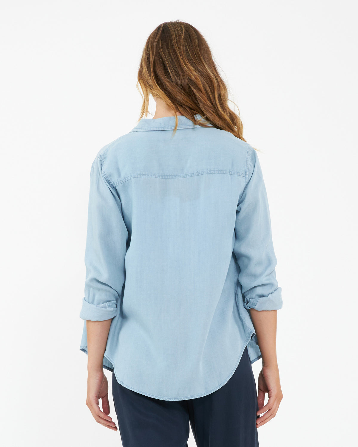 Bec Chambray Shirt - Clean Fade
