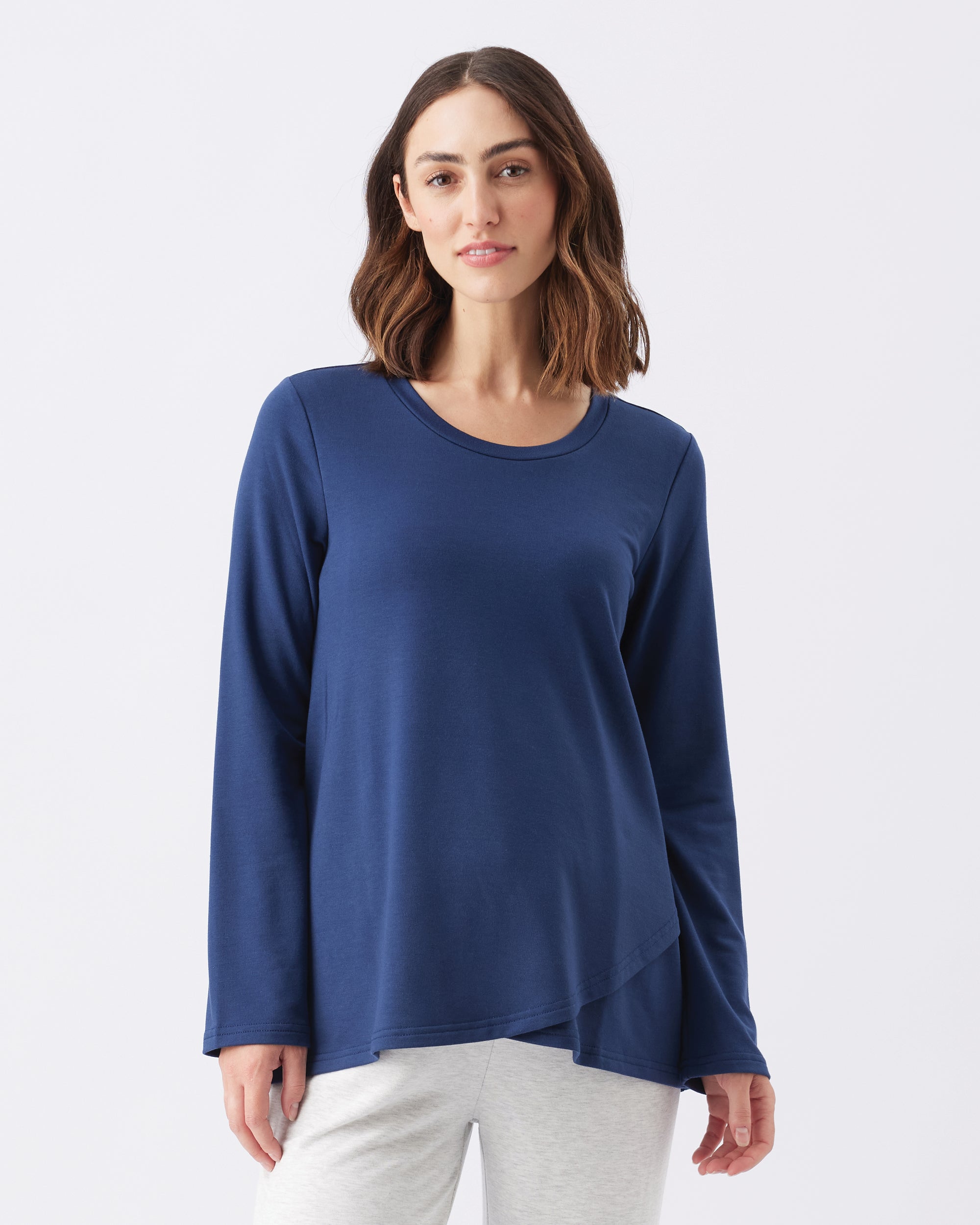 Hailey Nursing Top - Navy